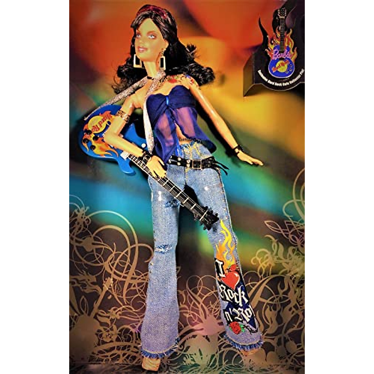 Hard Rock Cafe Barbie Doll 2005 Mattel #J0963