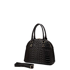 Staci Embossed Shoulder Bag Top Handle Textured Satchel by Mia K. Farrow