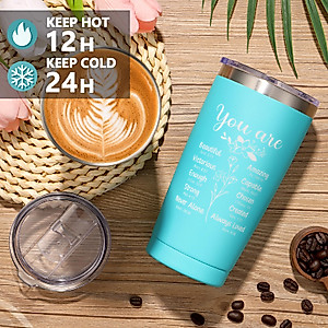 Christian Gifts for Women Faith, Inspirational Religious Gifts for Women, Catholic Spiritual Gifts Mothers Day Birthday Gifts for Women Mom Sister Best Friends Grandma Wife Coworker w/ Canvas Tote Bag