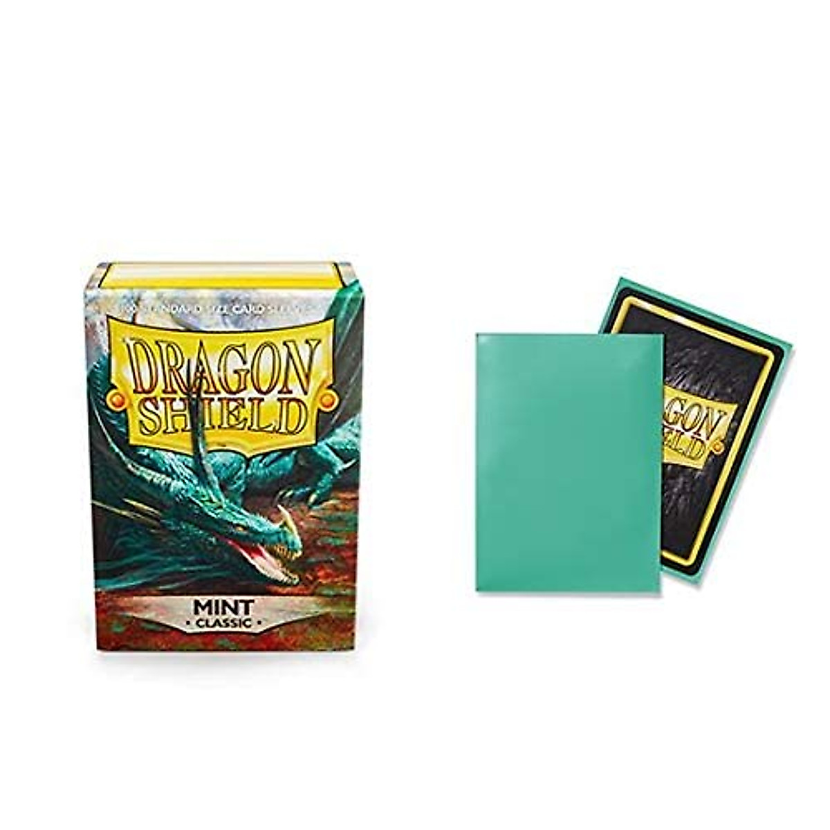 Dragon Shield Classic Mint Standard Size 100 ct Card Sleeves Individual Pack