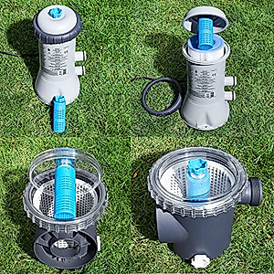 HOTUBJOY Pool Pump Mineral Cartridge Filter Sticks Compatible with INTEX Above Ground Pools(2,20K Gallons)