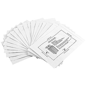 20 Pack Paper Shredder Lubricant Sheets Paper Shredder Oil Sheets Shredder Cleaning Sheets, 8.46x6in