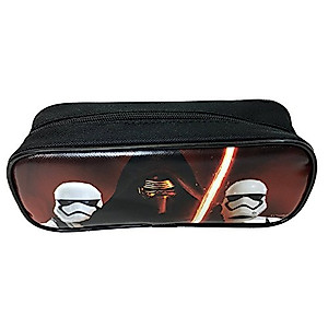 Disney Star Wars "The Force Awaken" Kylos and Storm Trooper Black Pencil Case Pouch Bag