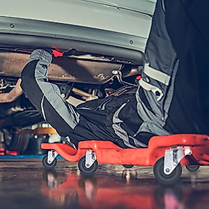 FactorDuty 6 Pack Heavy-Duty 3" Swivel Caster Wheels for Creeper Service Cart Stool Post Mount