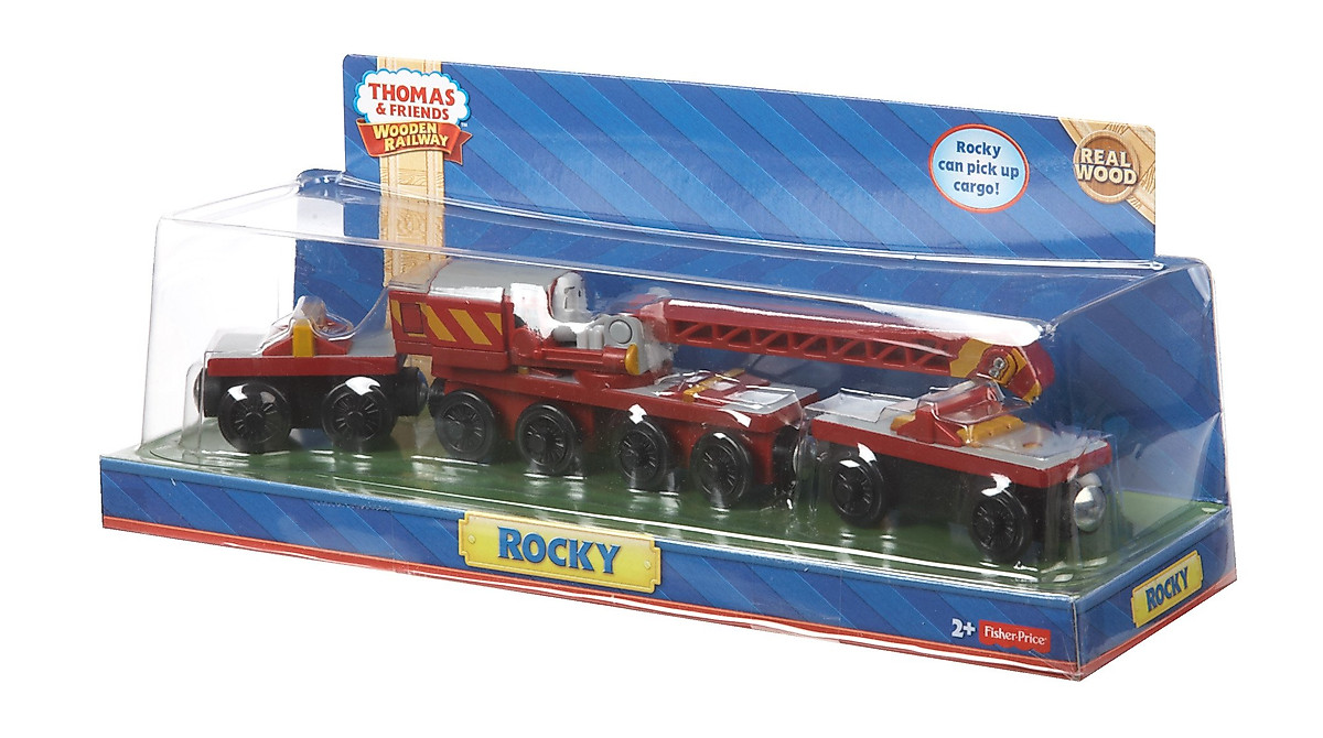 Thomas & Friends Wooden Railway Rocky | Real Wood Crane Toy