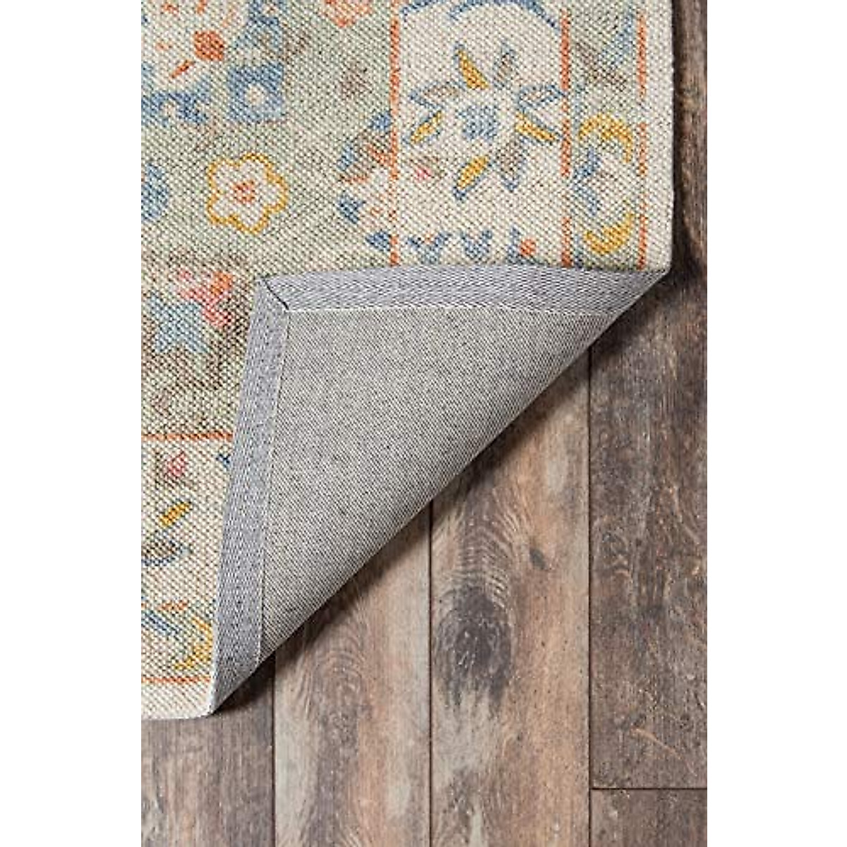 Momeni Anatolia Area Rug, 3 ft 3 in x 5 ft, Light Blue