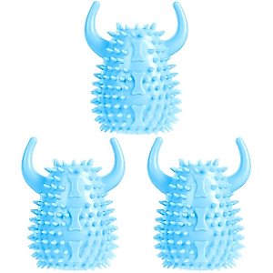 balacoo 3pcs pet Teething Toys Dog Dental chew Toy Puppy Biting Toys Pet Horn Chew Toy Dog Chews for Food Dispensing Toys Pet Molar Toy Tough Dog Toys Dog Gum Massage Toys The Dog Tool TPR