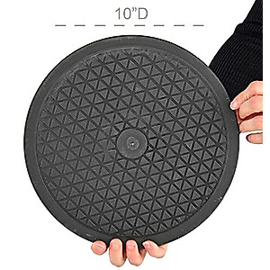 HOME-X 10” Heavy-Duty Turntable, Kitchen Cabinet Organizer, Rotating Platform, Lazy Susan, Rotating Swivel Turntable-88 lbs Capacity