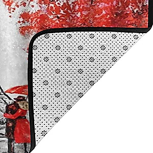 Soft Area Rug for Living Room,Eiffel Tower Romantic Lover Paris European City Landscape France Eiffel Tower,Large Floor Carpets Doormat Non Slip Washable Indoor Rugs for Bedroom Kids Room 5 x 7Ft