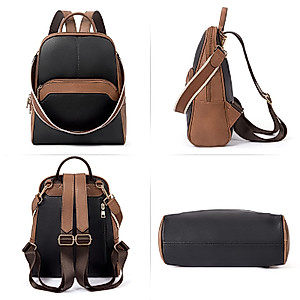 CLUCI Backpack Purse for Women, Small Backpack for Women, Womens Backpack, Leather Convertible Travel Backpack Shoulder Bags