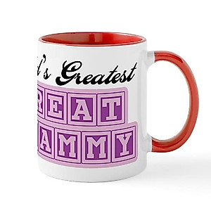 CafePress World's Greatest Great Grammy Mug Ceramic Coffee Mug, Tea Cup 11 oz
