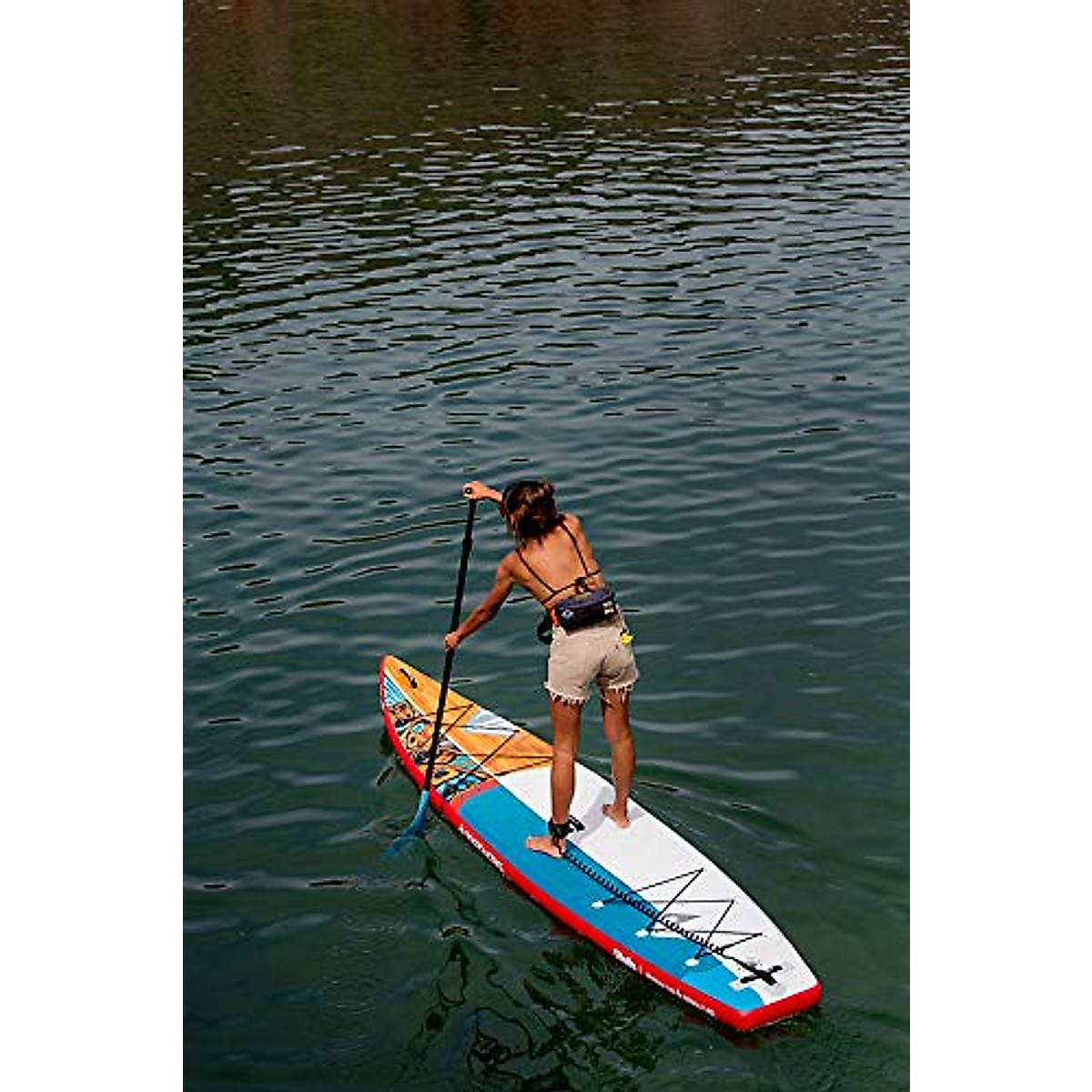 Boardworks SHUBU SUP - All Water Inflatable Stand-Up Paddle Board - SUP Includes Complete Kit with Paddle, Backpack Carry Bag, Leash, Dry Bag and Pump