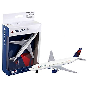 Matty's Toy Stop Daron American Airlines, Delta & United Airlines Die-cast Planes Set Bundle with Storage Bag - 3 Pack