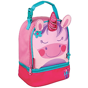 Stephen Joseph Girls Sidekick Unicorn Backpack and Lunch Pal