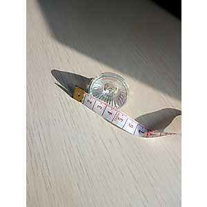 CTKcom MR11 12 Volt 10 Watt Halogen Light Bulbs,30 Degree Beam Spread Precision Halogen Reflector Fiber Optic Light Bulb with Glass Cover,6 Pack