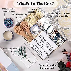 ELEMENU Mothers Day Gifts For Grandma, Grandmother Birthday Christmas Gifts Ideas from Grandkids, Granddaughter, Grandson - Best Grandma Gift Basket