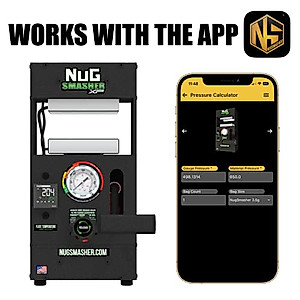 NS XP Hydraulic Heat Press, Pressure Gauge, Calculator Tool, 6" x 4" 12 Ton Plates -Made in The USA- NS Backed for Life with 7 Day a Week Customer Service Support