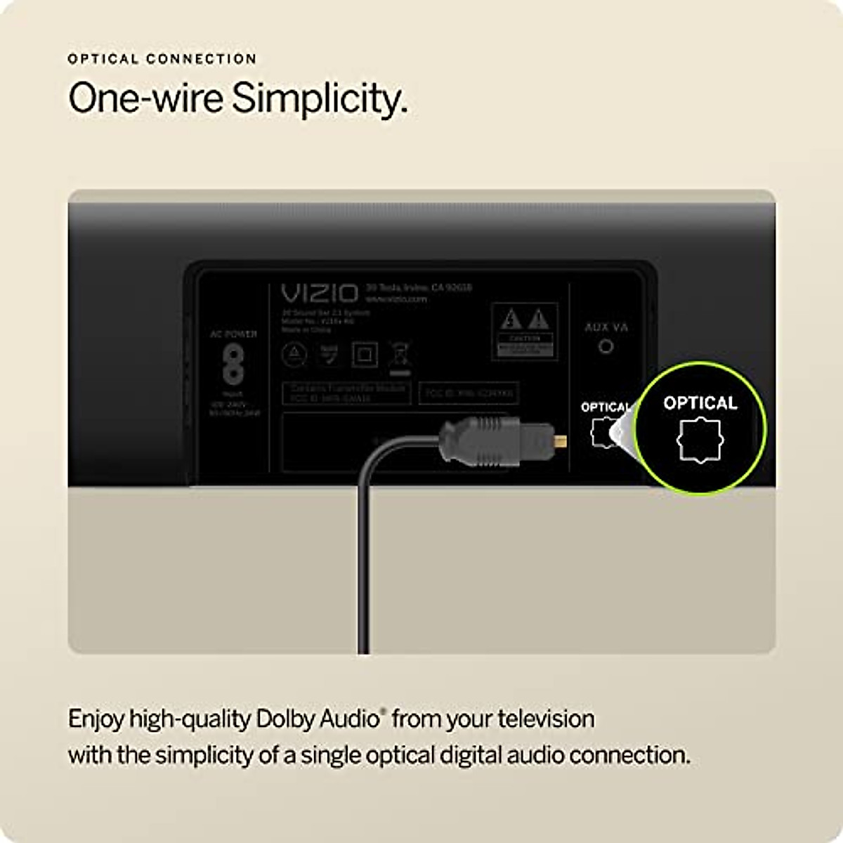 VIZIO V-Series 2.1 Home Theater Sound Bar with DTS Virtual:X, Wireless Subwoofer and Alexa Compatibility, V214x-K6, 2023 Model