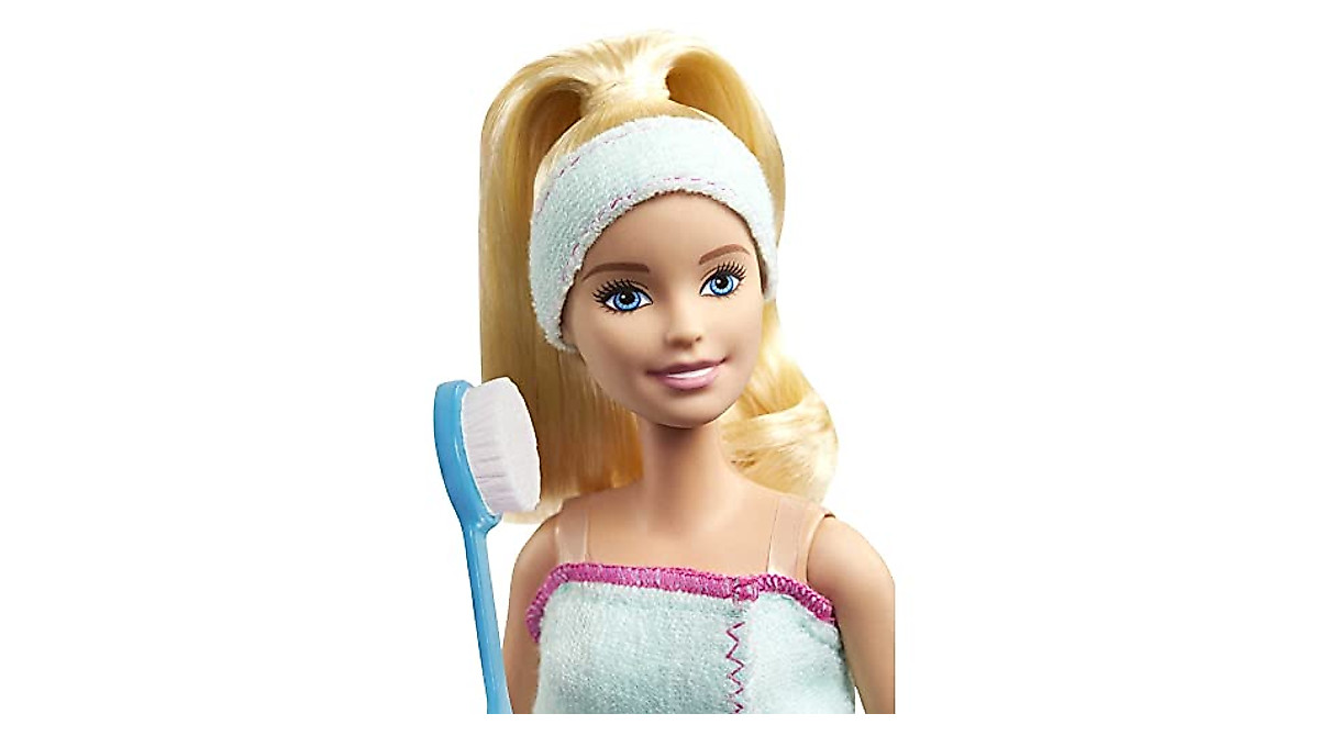 Barbie Spa Doll Set with Accessories for Self-Care Fun