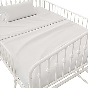 Novogratz Bushwick Metal Full Loft Bed, Off White