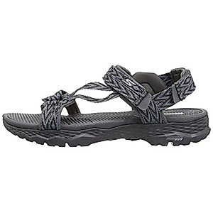 Skechers Performance Women's Go Walk Outdoors-Runyon Sport Sandal, charcoal, 7 M US
