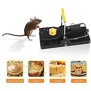 Llfaiww Mouse Traps Mice Trap That Work Human Power Mouse Killer Mouse Catcher Quick Effective Sanitary 8 Pack