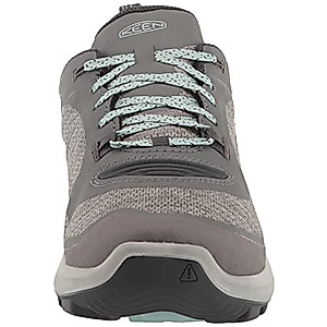 KEEN Women's Terradora Flex Low Height Waterproof Hiking Shoes, Steel Grey/Cloud Blue, 7