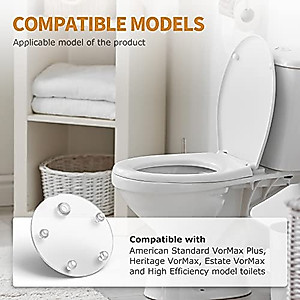 Replacement for Vormax Toilet Tank Silicone Flapper Seal Gasket 3'', 2 Pack Upgraded TPU Material for American Standard Toilets NO.7381424-100.0070A Toilet Tank Parts Flush Valve Seal UIInosoo