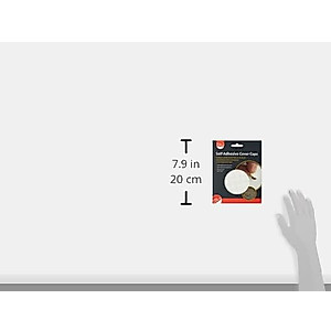 TIMco Self-Adhesive Cover Caps 13 mm - White Gloss - (Pack 112) - COVERWG13