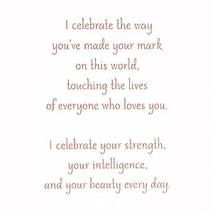 Hallmark Mahogany Birthday Card for Daughter (I Celebrate You)