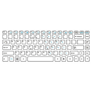 Perixx Periduo-707 Wireless Mini Keyboard and Mouse Set, Piano Black, US English Layout, 10900