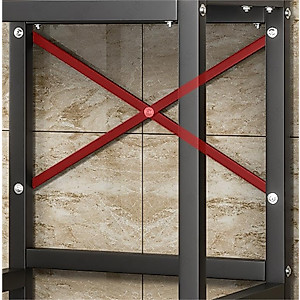 HOLMZCED 3 Tier Over The Washer and Dryer Storage Shelf, Freestanding Rack Shelf with Adjustable Feet Bathroom Storage Rack Wooden Laundry Shelf Organizer Oak for Bathroom Laundry Room Kitchen