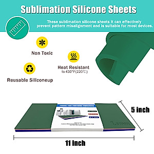 Sublimation Tumbler Wrap Compatible with Cricut Mug Press Tumbler Heat Press Machine 3 Thicknesses for Sublimation Tumblers Blanks Products Mug Press Attachment 11 x 5" Sublimation Wraps