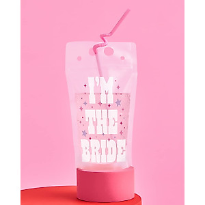 xo, Fetti Bachelorette Party Decorations Last Rodeo Drink Pouches - 16 ct | Bach Party Cups, Nashville Bridal Shower, Let's Go Girls Gift, Cowgirl Bride Bridesmaid Favors