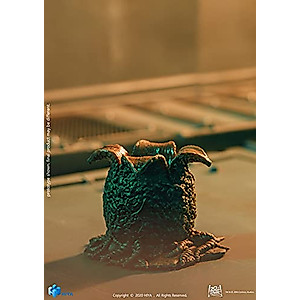 Hiya Toys Aliens: Ovomorph & Facehugger 1:18 Scale Action Figure Set, Multicolor