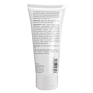 vH essentials Daily Feminine Wash - Fragrance Free, Hypoallergenic with Tea Tree Oil & Prebiotic - For Ph Balance, Intimate Odor Block, Vaginal Health - Gentle Formula Body Care - 6 Fl Oz