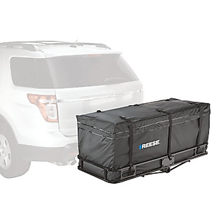 Reese 1045000 Zion Hitch Mounted Waterproof Cargo Carrier Bag, 60 x 24 x 24-Inch (20.5 cu ft) Black