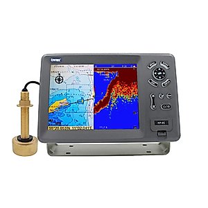 ONWA KP-8C: 8-inch GPS Chart Plotter with Fish Finder (KP-8C with Bronze Transducer)