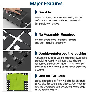 Sealegend Shirt Folding Board Shirt Folder Clothes Folding Board Durable Plastic t Shirts Clothes Laundry folders