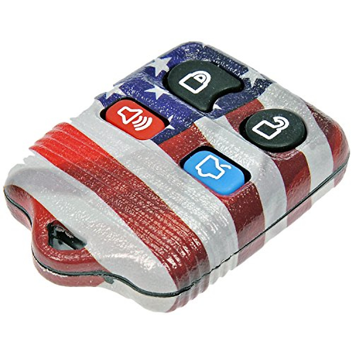 Dorman 13607US Keyless Entry Transmitter Cover Compatible with Select Ford / Lincoln / Mercury Models, Red; White; Blue