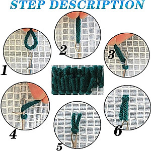 Little Yellow Ducks Latch Hook Kits Pillow DIY Printed Canvas Handmade Cushion Crochet Yarn Embroidery Needlework Hook Latch Kit Pillowcase Rug Cover Christmas Home Sofa Decoration 43x43cm