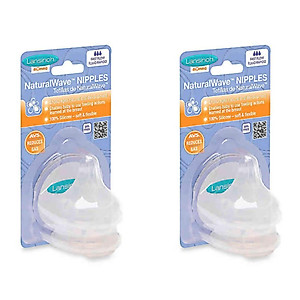 Lansinoh Fast Flow Nipples Pack of 2 (Total 4 units)