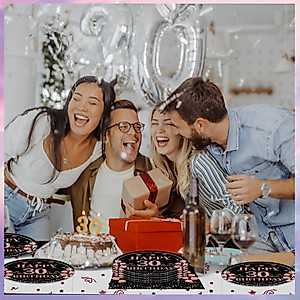 41PCS 30th Birthday Decorations for Women Black and Rose Gold 1995 Birthday Supplies Include Happy 30th Birthday Plates Napkins Tablecloths 30th birthday themes For Girls Women