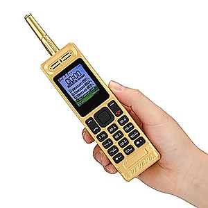 Limouyin Vintage Cell Phone, Retro Brick Cell Phone Four Card Four Standby Quad‑Band 2G Bluetooth Mobile Phone 4800mAh Long Standby Big Button Phone for Seniors(Gold)