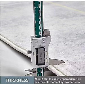 Area Rugs 8 x 10 Living Room Green Purple Modern Retro Flowers 8' x 10' Area Rug Machine Washable Rug Carpet for Living Room Bedroom Indoor Non Slip