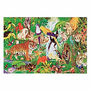 Melissa & Doug Rainforest Floor Puzzle (48 pcs, 2 x 3 feet) - FSC Certified