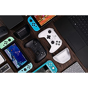 8Bitdo Ultimate Bluetooth Controller with Charging Dock, Bluetooth Controller Wireless Switch Controller for Switch and Windows(White)