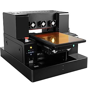 PEIXU A4 XP600 UVV DTG/DTF Printer with EPSON Technology | 2880dpi Precision for Phone Cases, Acrylic, Metal, Leather, Golf Balls & Bottles | Vacuum Suction Platform 22x33x15cm with Bottle Holder