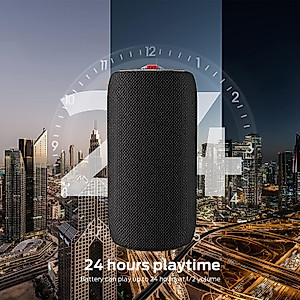 Monster S310 Bluetooth Speaker, Portable Bluetooth Speaker, 30W True Wireless Stereo Pairing Deliver Dynamic Sound, Waterproof Speaker, Bluetooth 5.2 Built-in Mic, 24H, for Family Outdoor