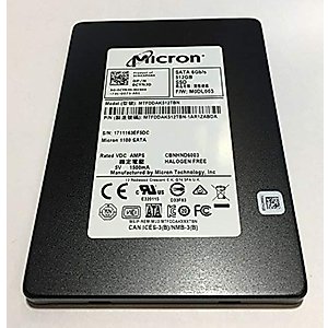 Micron 512GB SSD 2.5" 6Gb/s SATA Solid State Drive Model: MTFDDAK512TBN DP/N: CYNJD